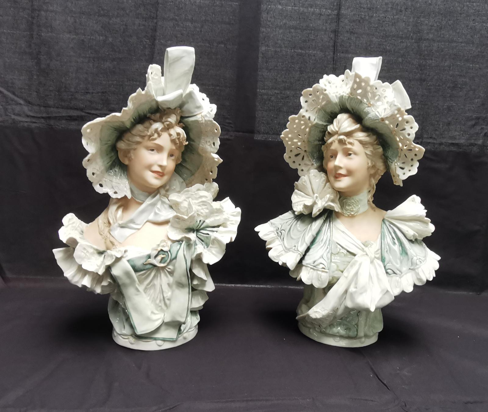 Royal Dux Porcelain Figures - B&B / LA441717 | LoveAntiques.com