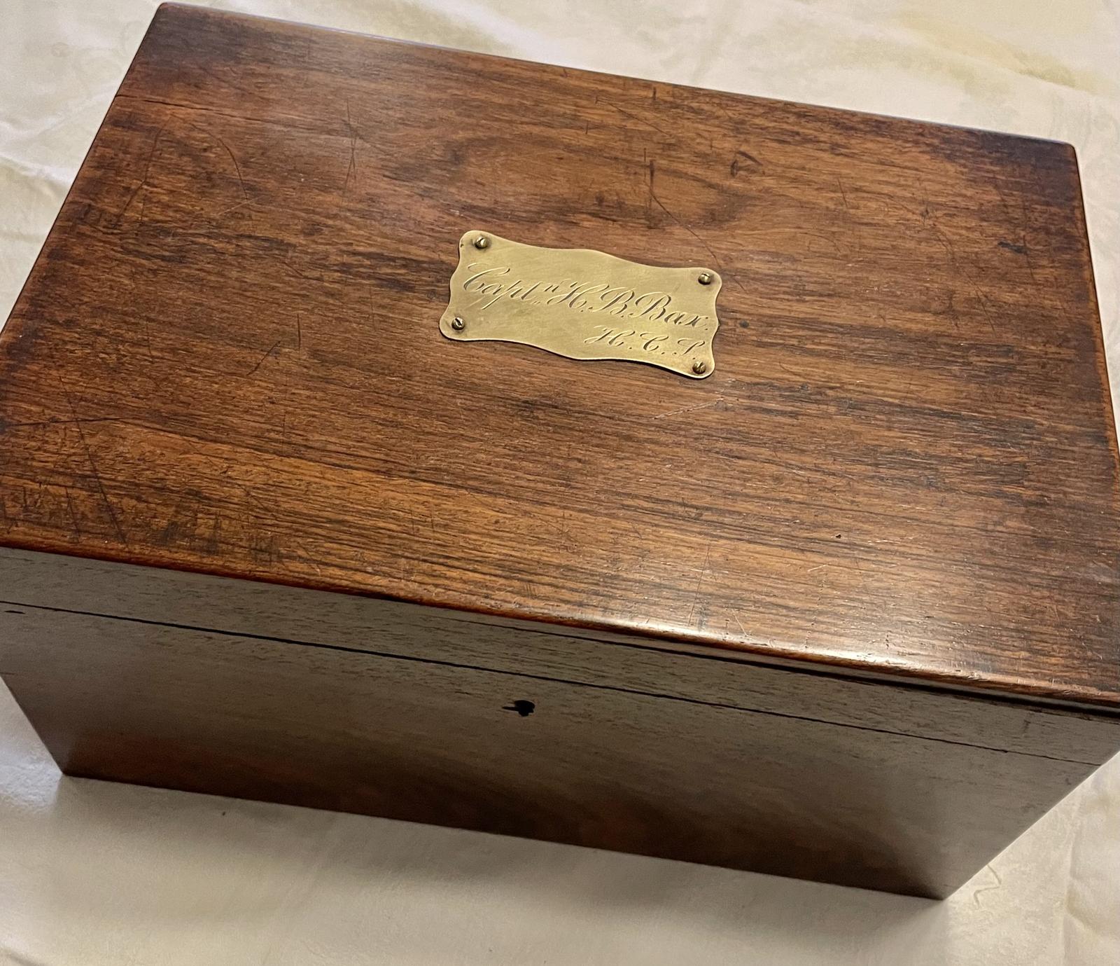 Campaign Box - Capt H Bonham Bax - R/0824/AT / LA558634