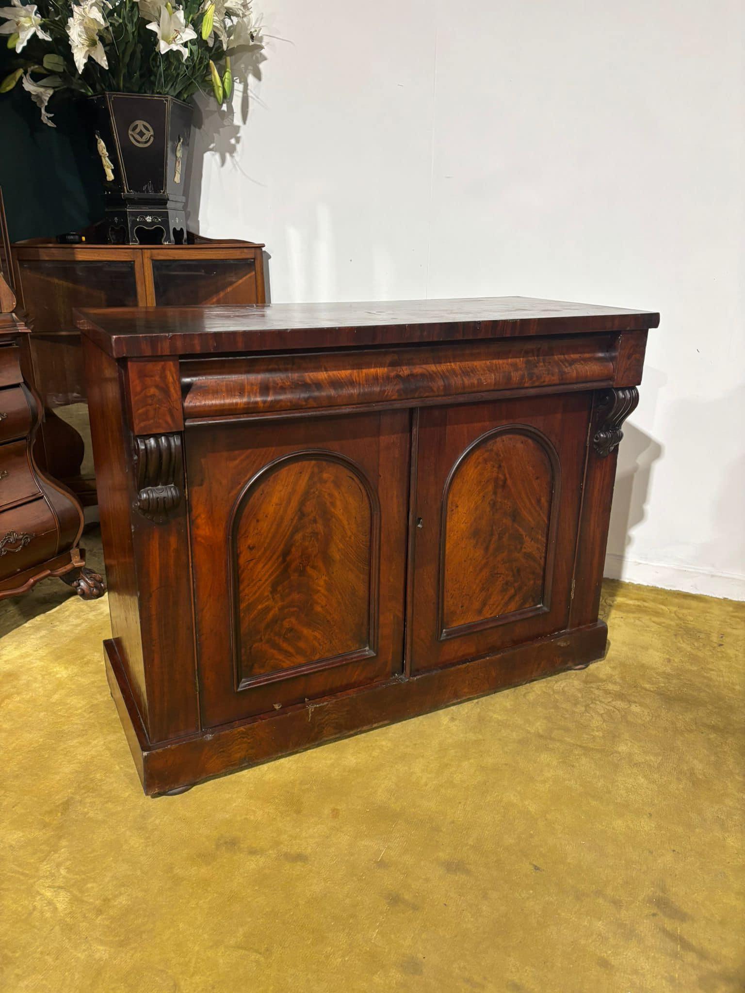 Victorian Mahogany Two-door Chiffonier - CB427 35230 / LA514489