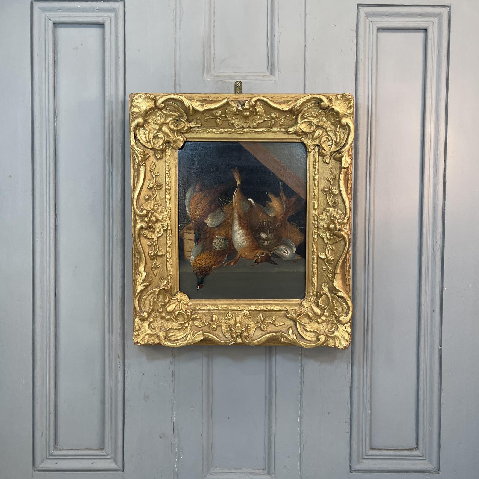 Antique Still Life Oil Painting Study of Game Attributed to Benjamin Blake Dated 1809 - LA493551