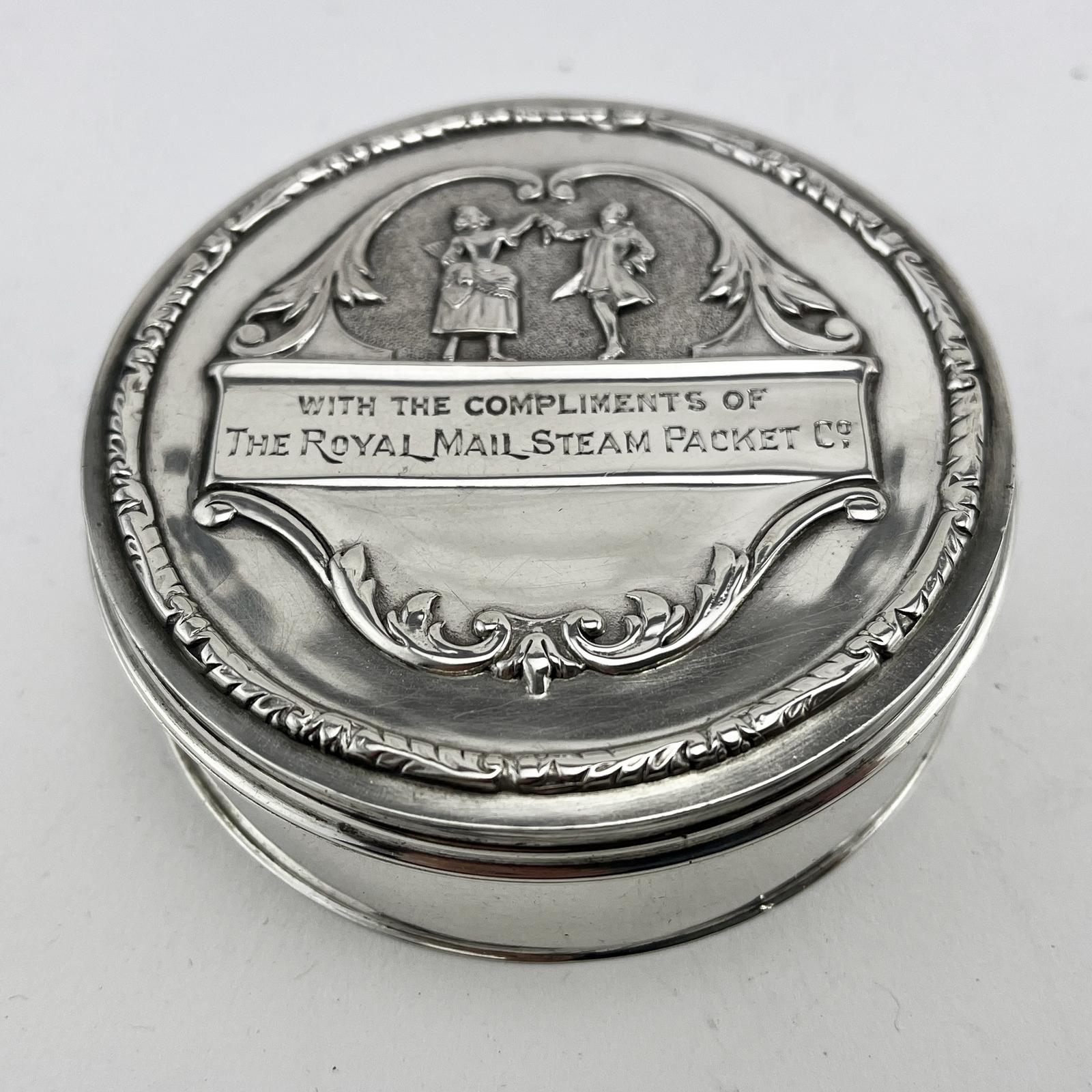 Elkington & Co Sterling Silver Box or Compact or Trinket Box - SBOX ...