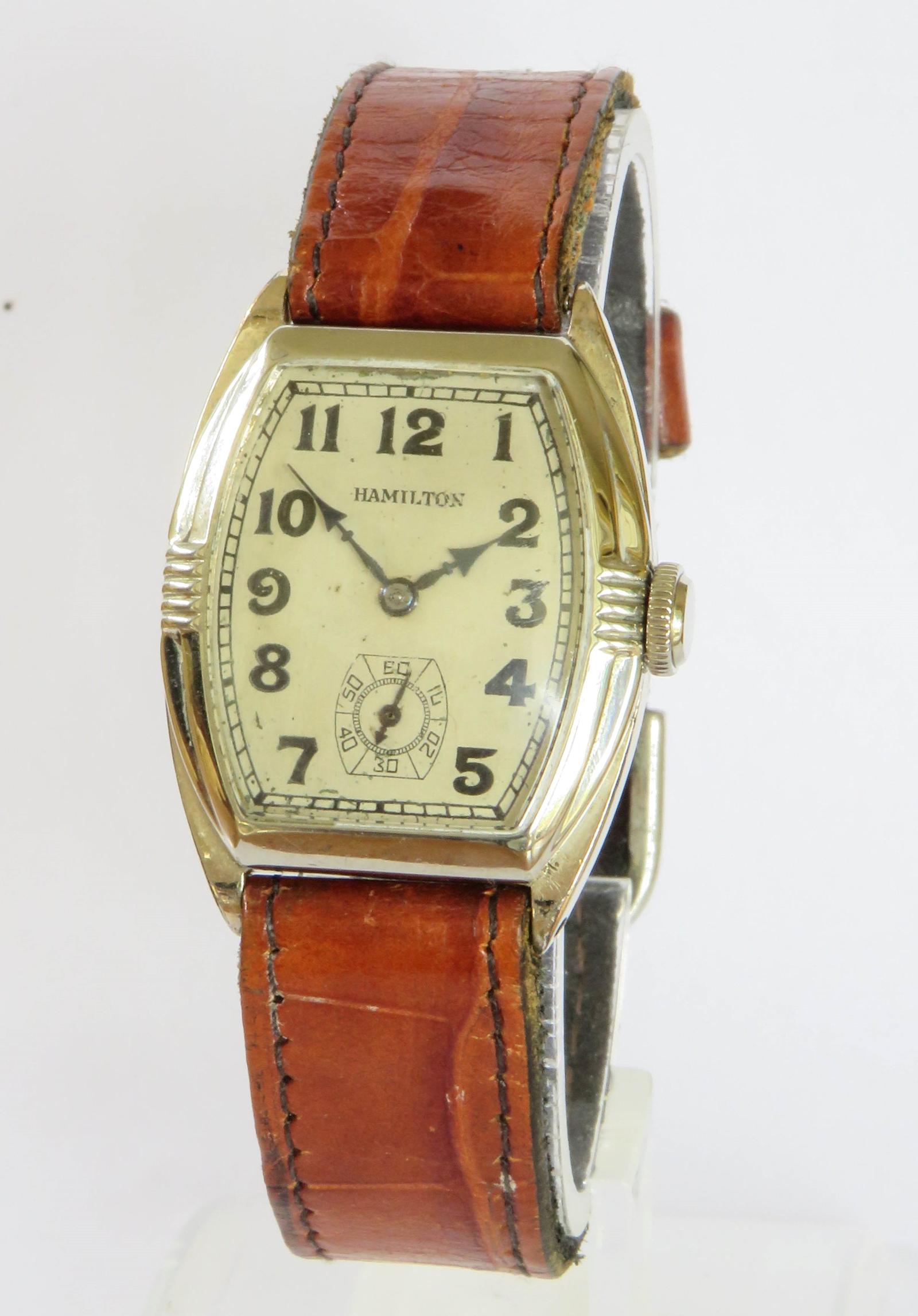 Watch: Gents Hamilton “Perry” Wrist Watch, 1931 - LA497395
