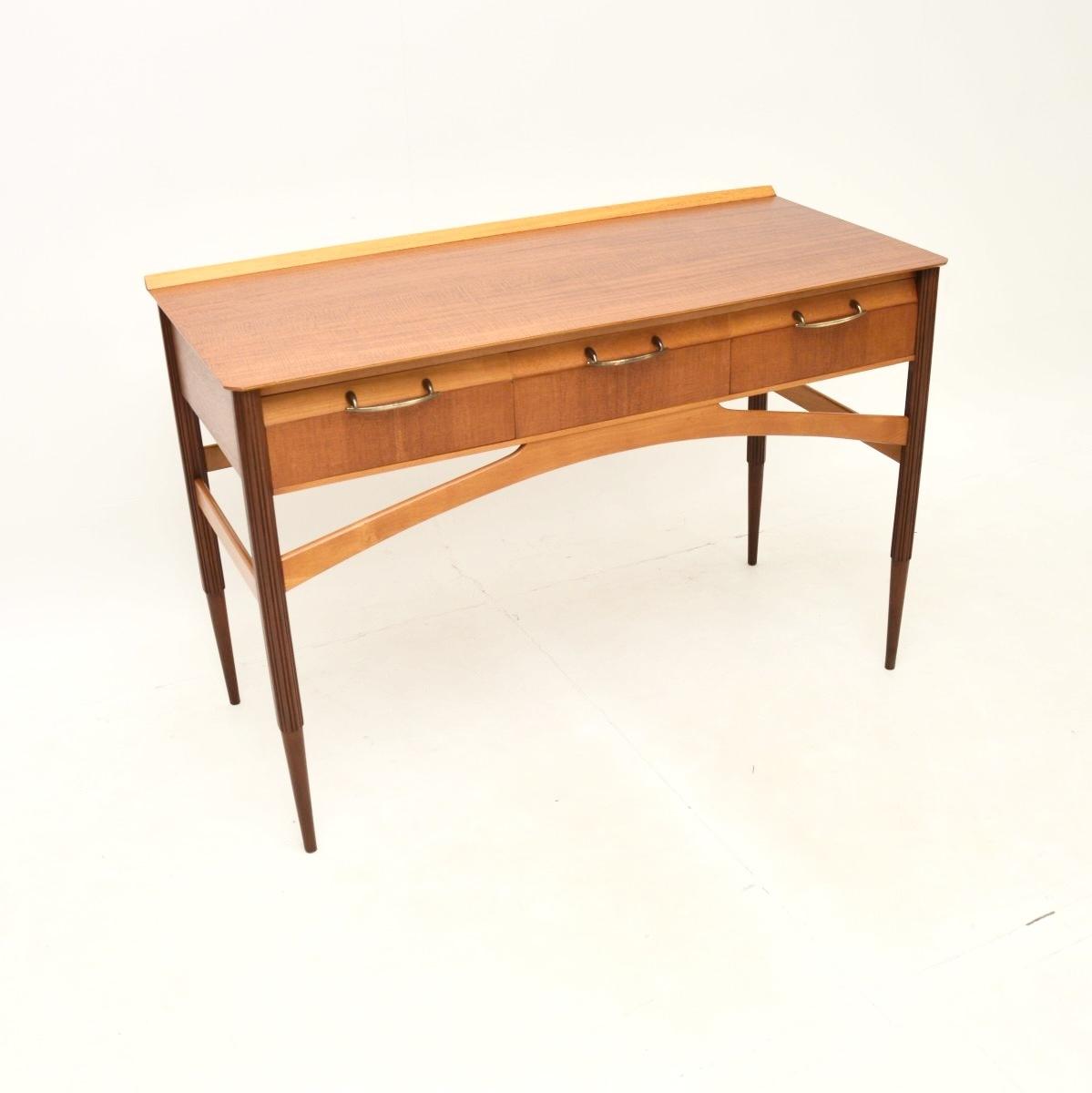 Vintage French Satinwood Desk / Console Table - 11788 / LA559301