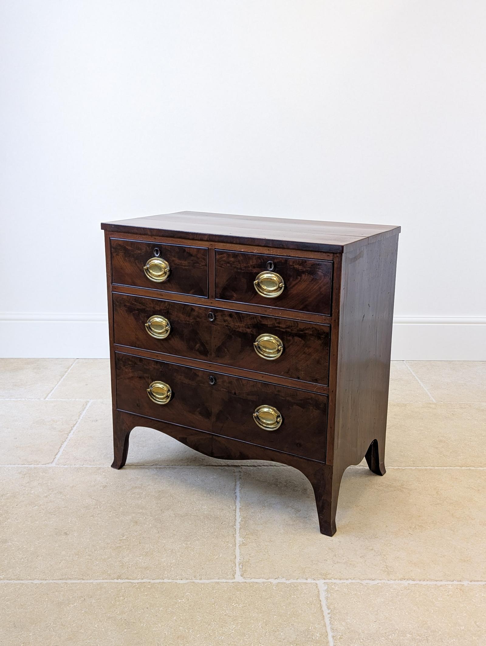 Antique Georgian Mahogany Chest of Drawers c.1800 - 3563 / LA558137