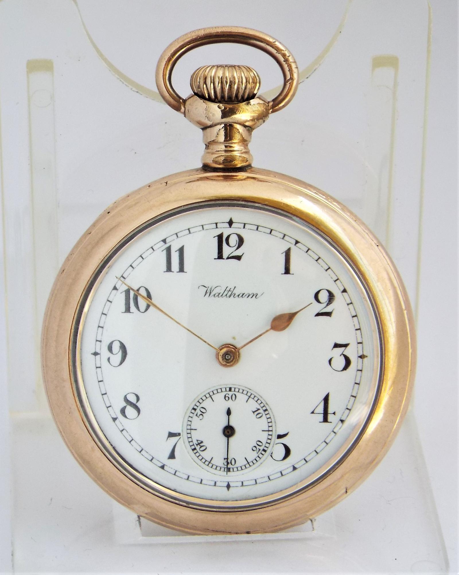 A 1914 Waltham Miniature Pocket Watch - LA448152 | LoveAntiques.com