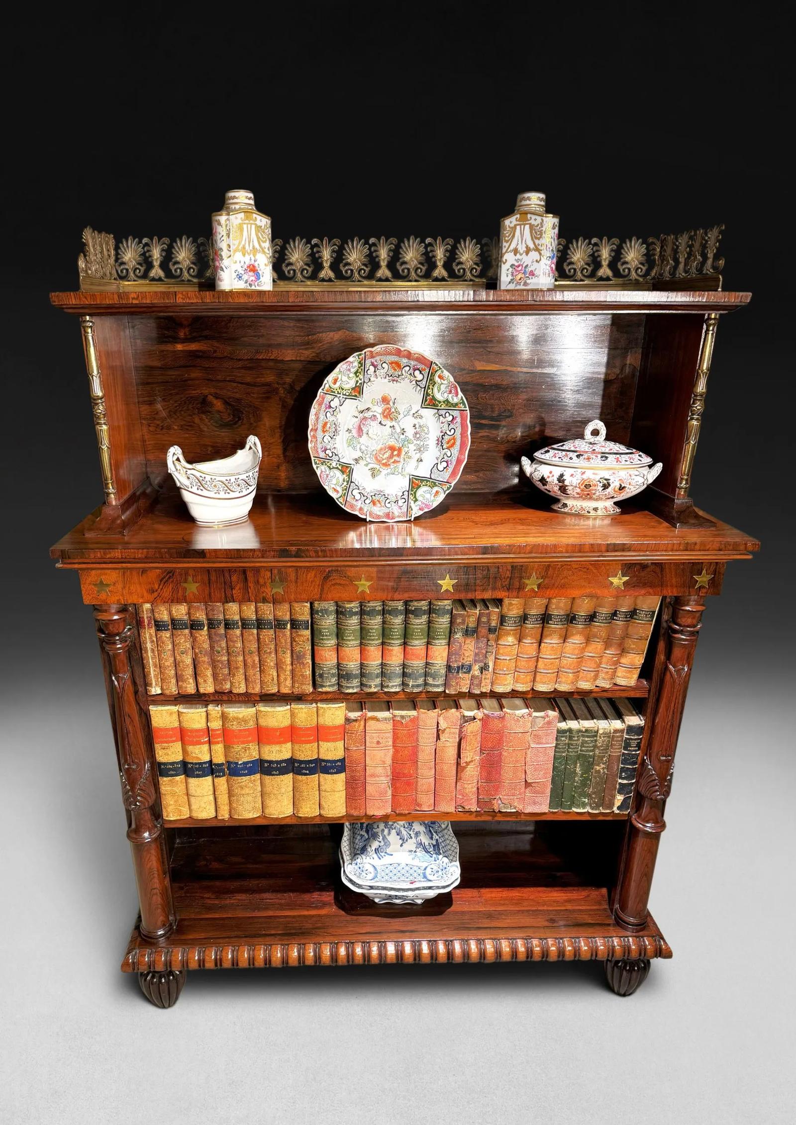 Gillows Regency Rosewood & Brass Chiffonier - SKU: 412G / LA522227