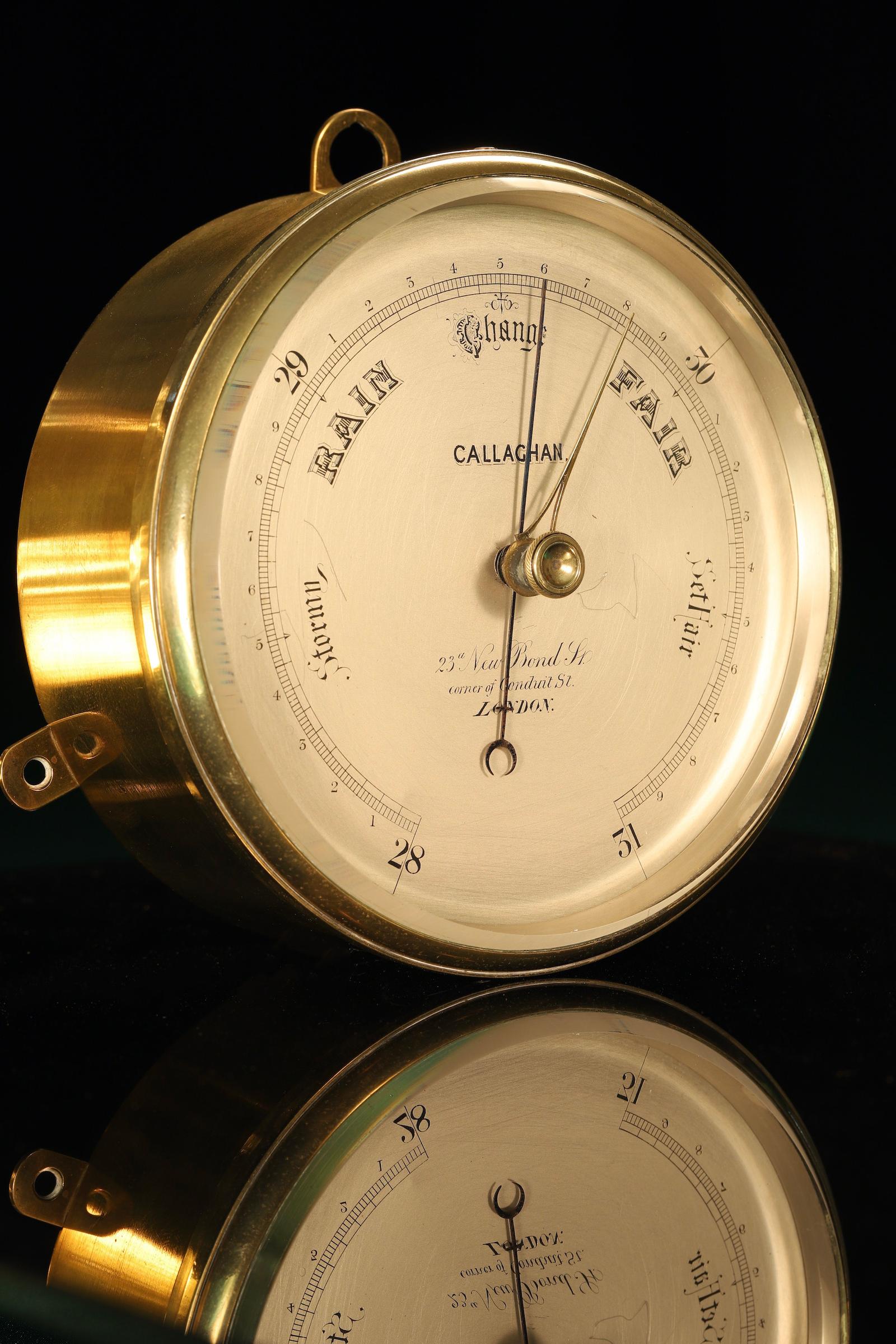 Chart Table Marine Barometer by Callaghan No 4022 C1875 - BA1988 ...