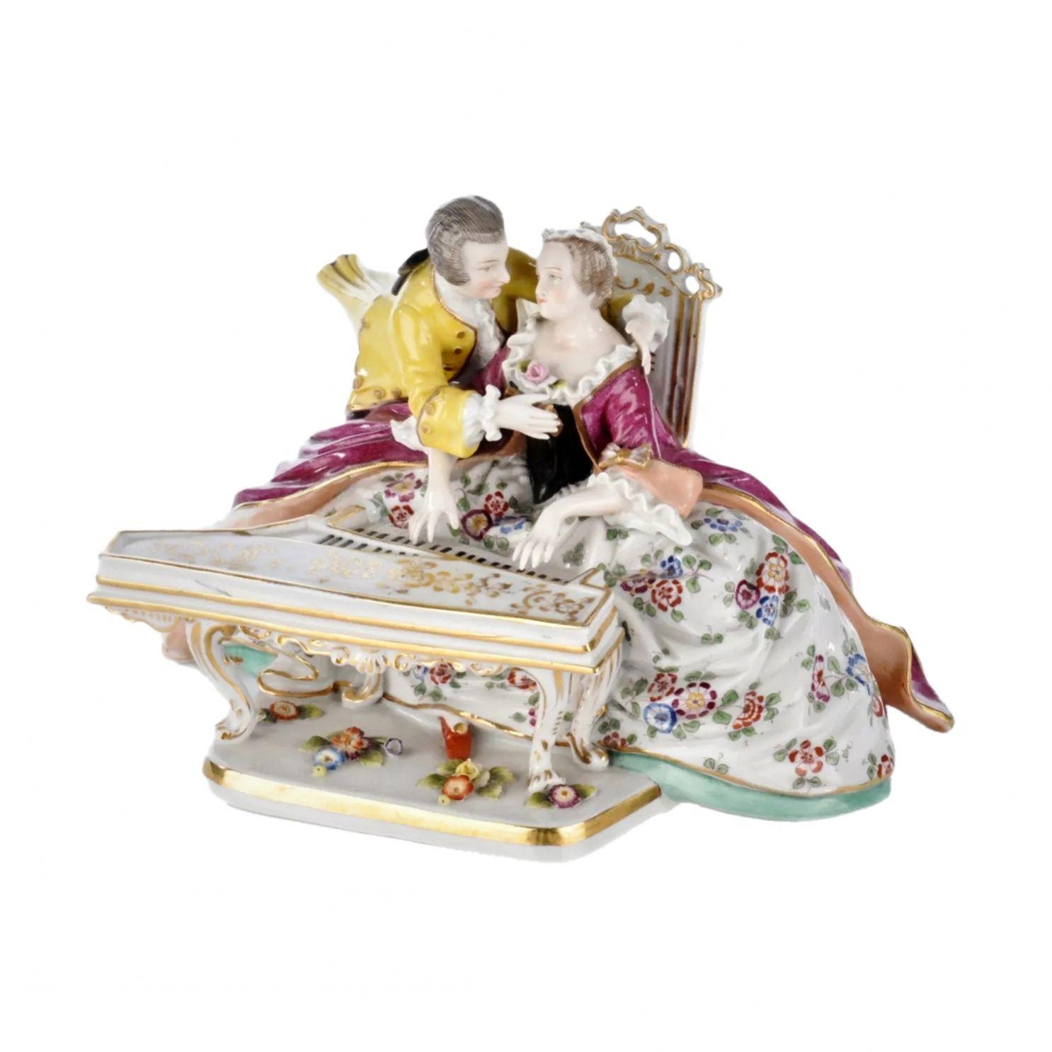 Gallant Couple at the Harpsichord. KPM. - 972 / LA494140