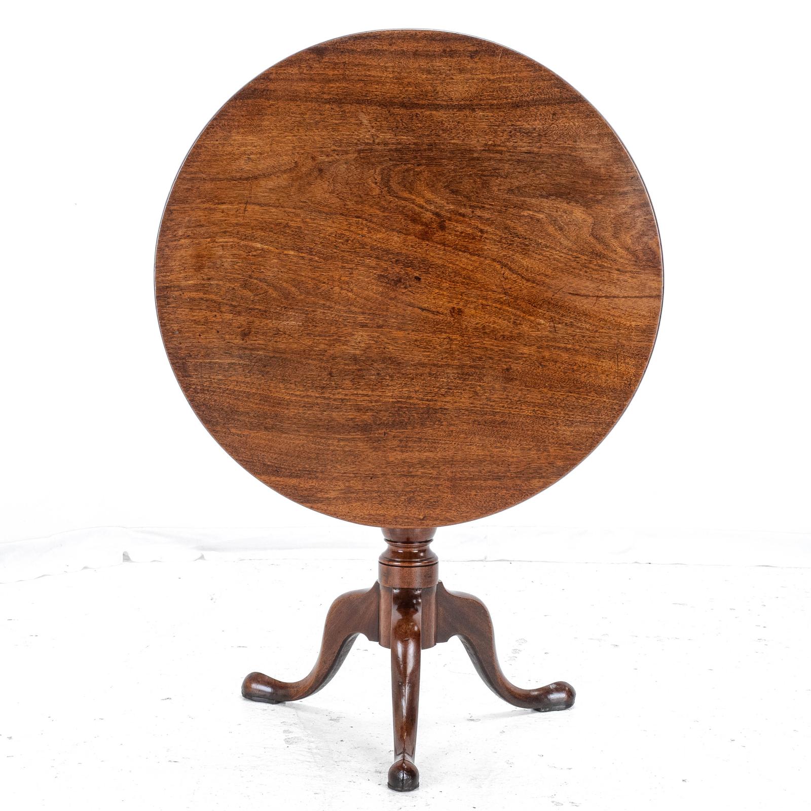 Georgian Mahogany Box Birdcage Tripod Tilt Top Supper Table c.1760 ...
