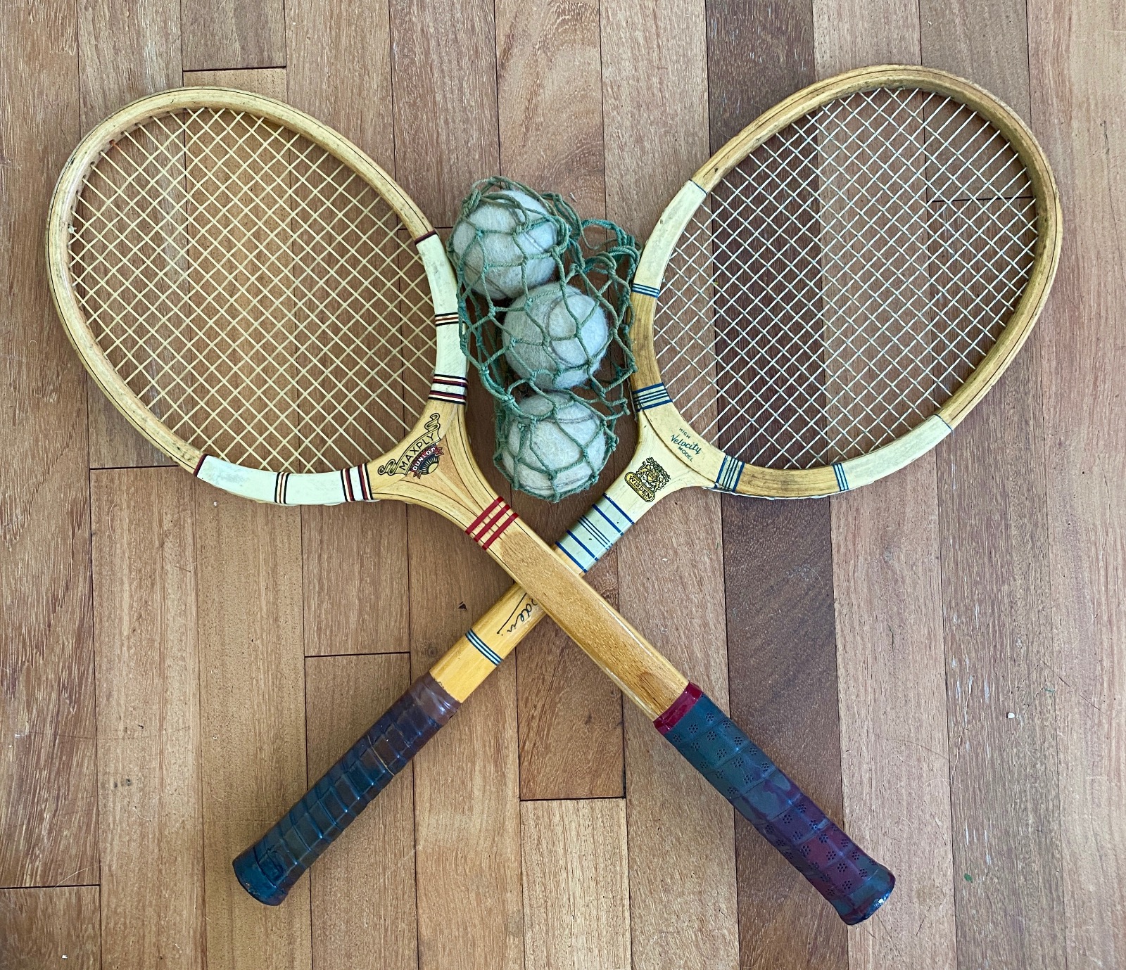 Two Vintage Tennis Rackets C 1950 8546 LA208569 LoveAntiques