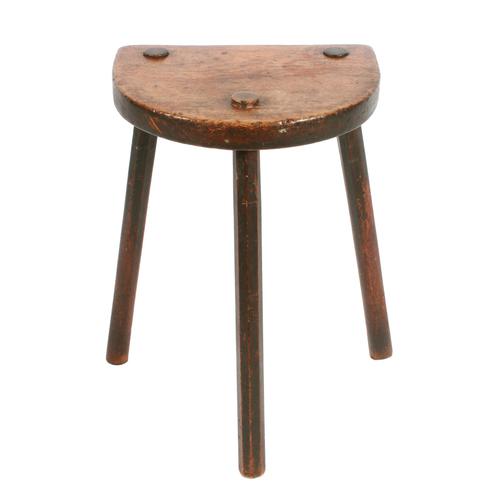 Early 19th Century Elm Stool - 8360 / LA448163 | LoveAntiques.com