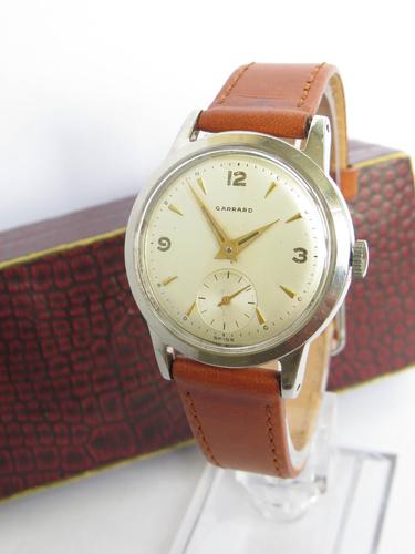 Gents 1960s Garrard Wrist Watch - LA444108 | LoveAntiques.com