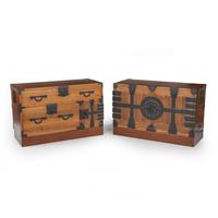 Antique Japanese Kannon Biraki Clothing Chest on Chest - Meiji Period c ...